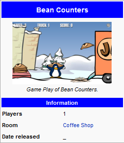 Bean Counters « A Club Penguin Cheating Site